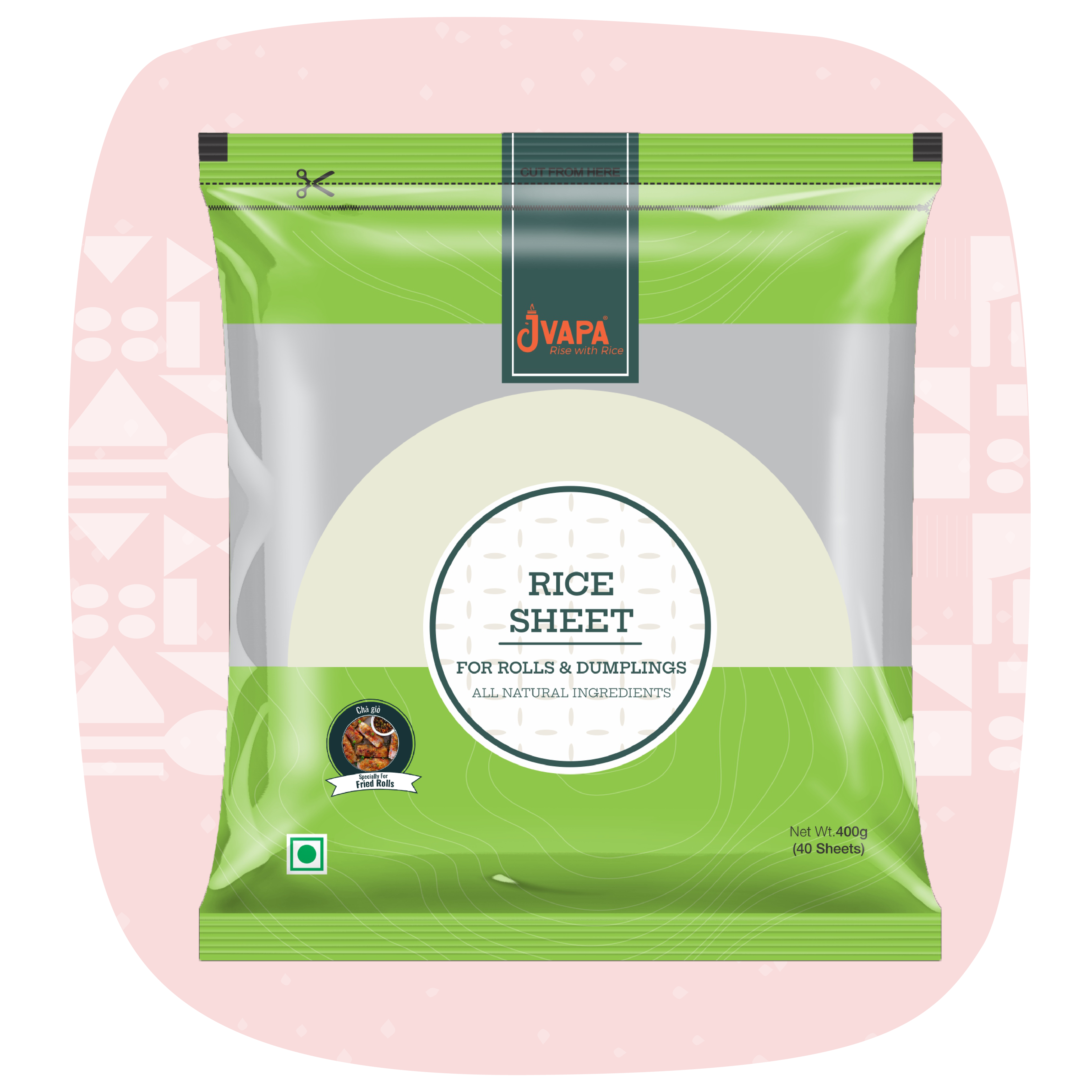 Rice Paper Sheets 100g – Jvapa Foods